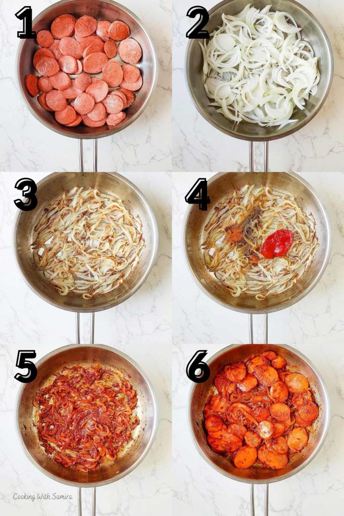 Sosis Bandari Recipe (Spicy Sausages and Onion)