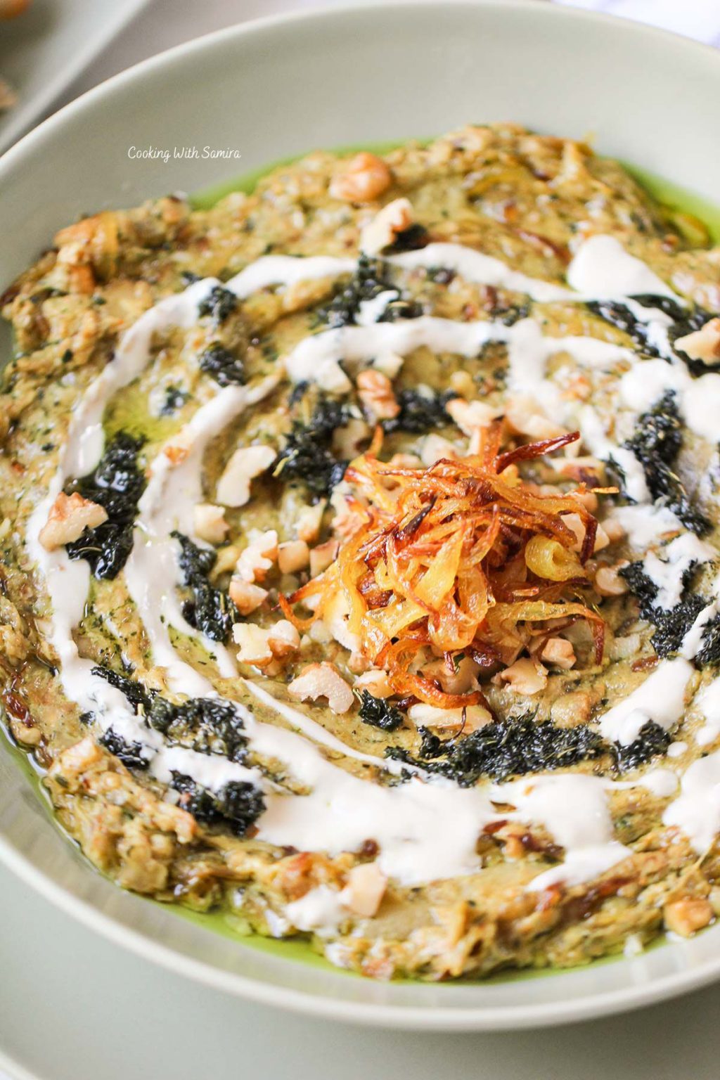 Kashke Bademjan Recipe (Persian Eggplant Dip)