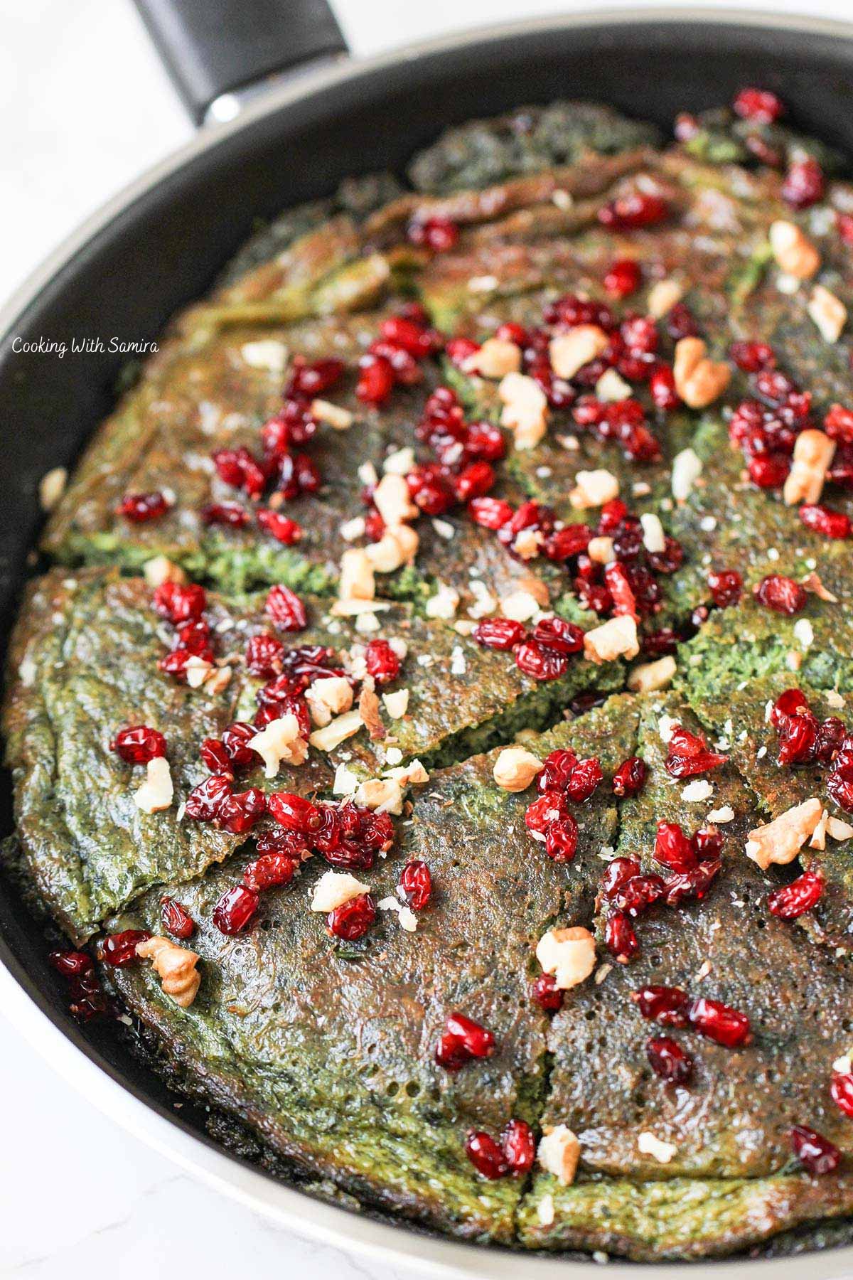 Kookoo Sabzi Recipe (Persian Herb Frittata)