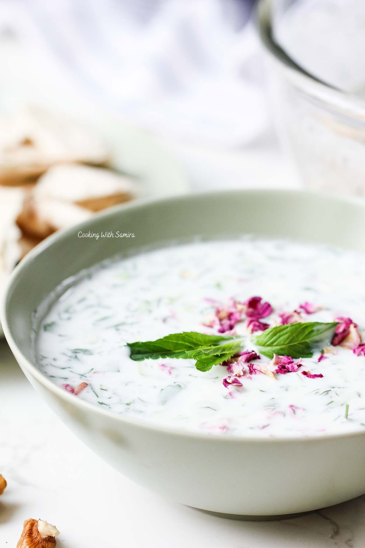 Abdoogh Khiar Recipe (Persian Cold Yogurt Soup)