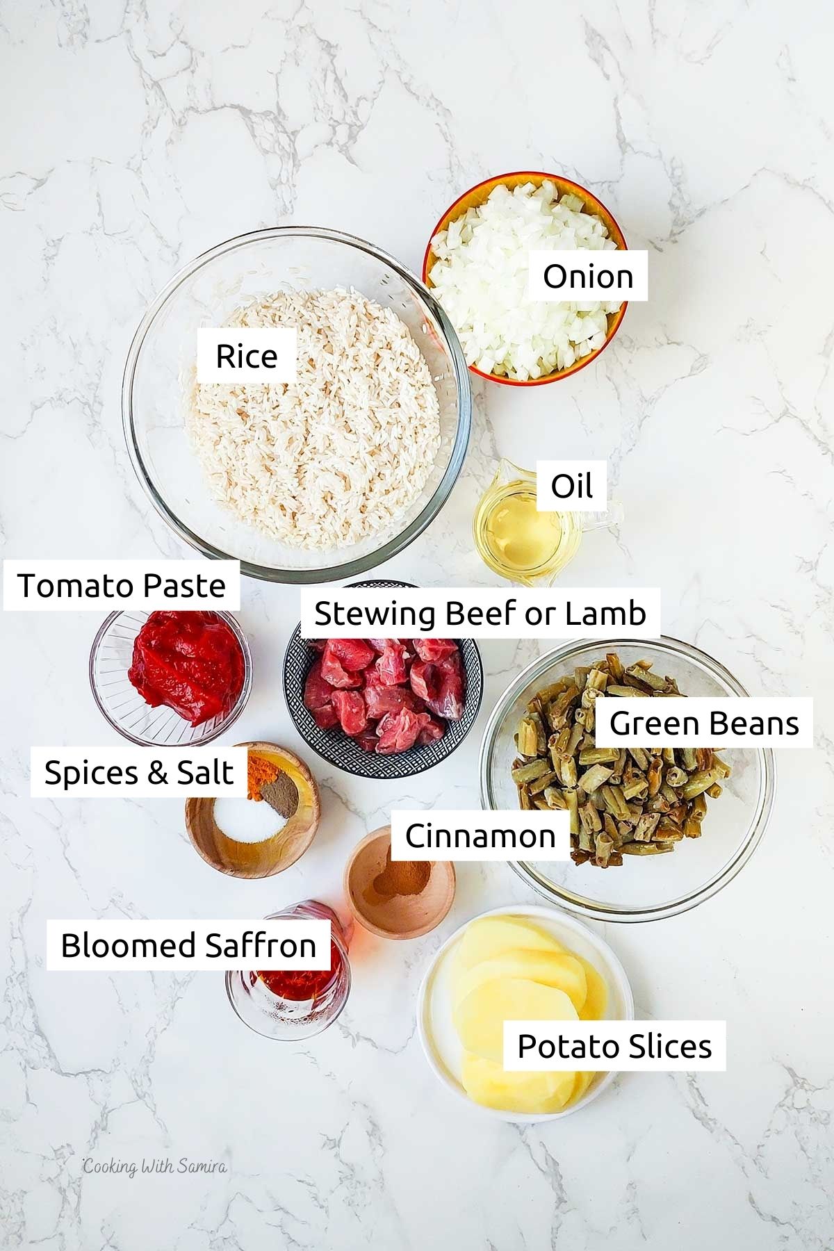 Lubia Polo Recipe (Persian Green Bean Rice)