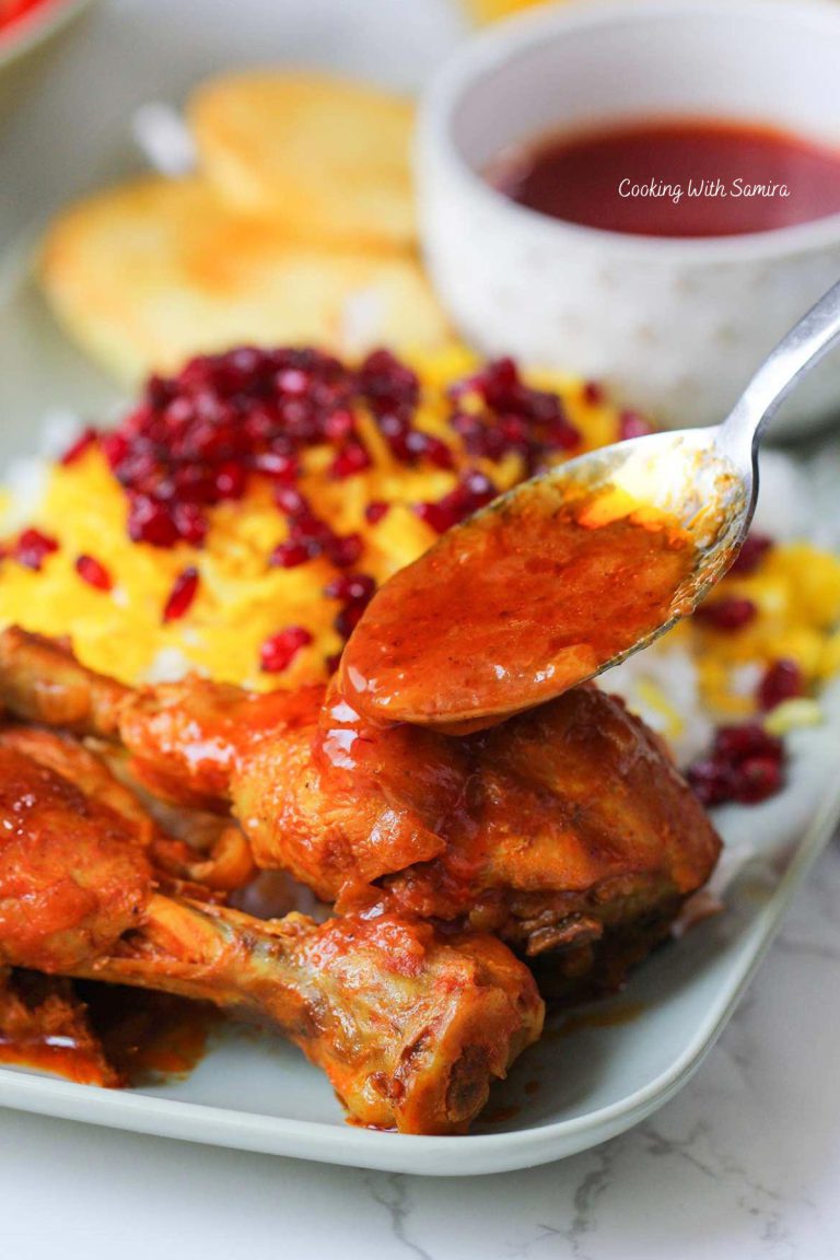 Zereshk Polo Recipe (Persian Barberry Rice With Chicken)