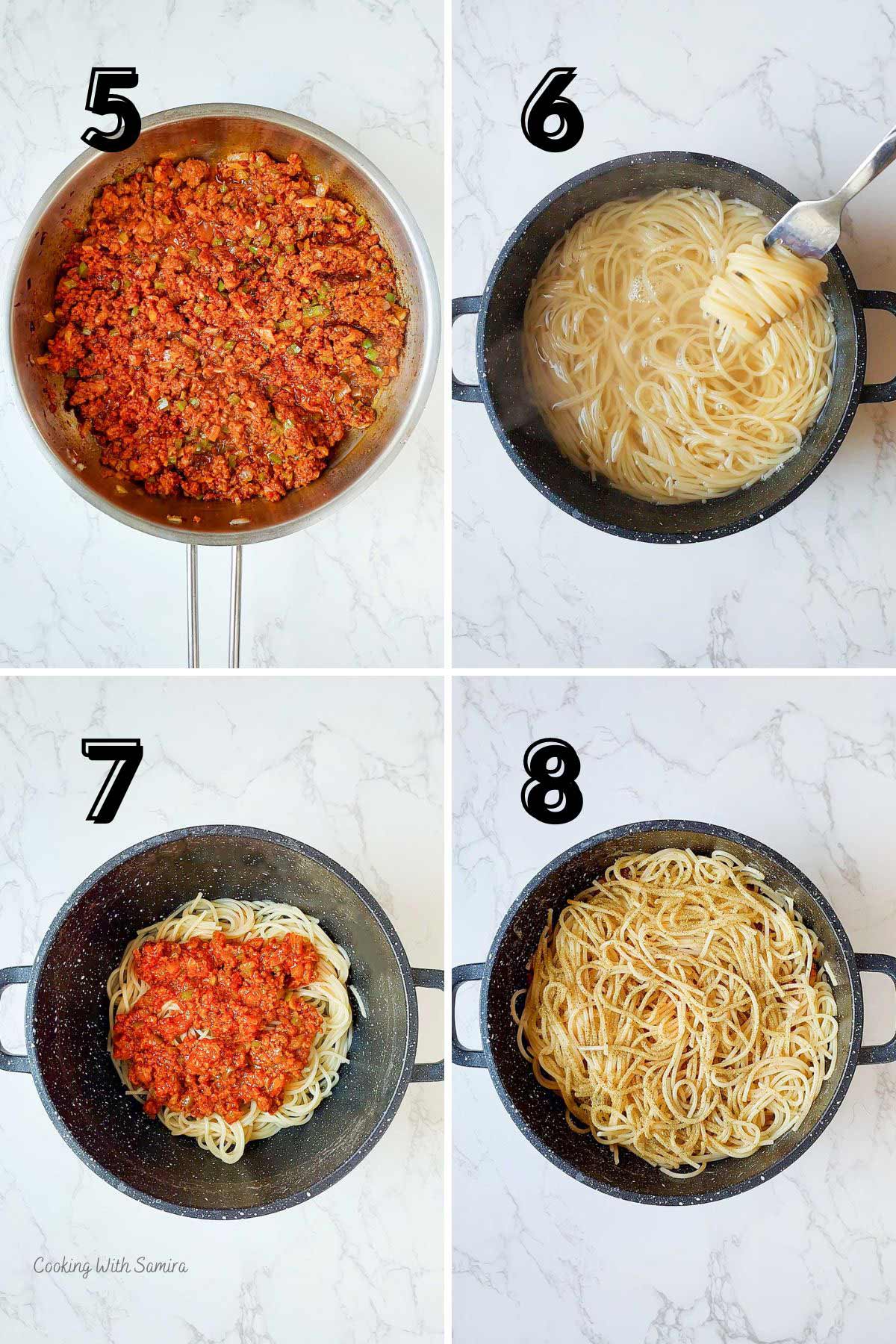 Makaroni Recipe (Persian Style Spaghetti)