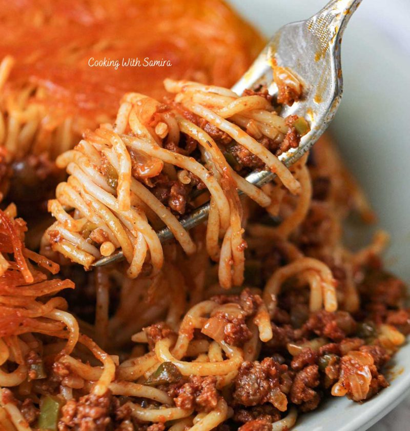 Makaroni Recipe (Persian Style Spaghetti)