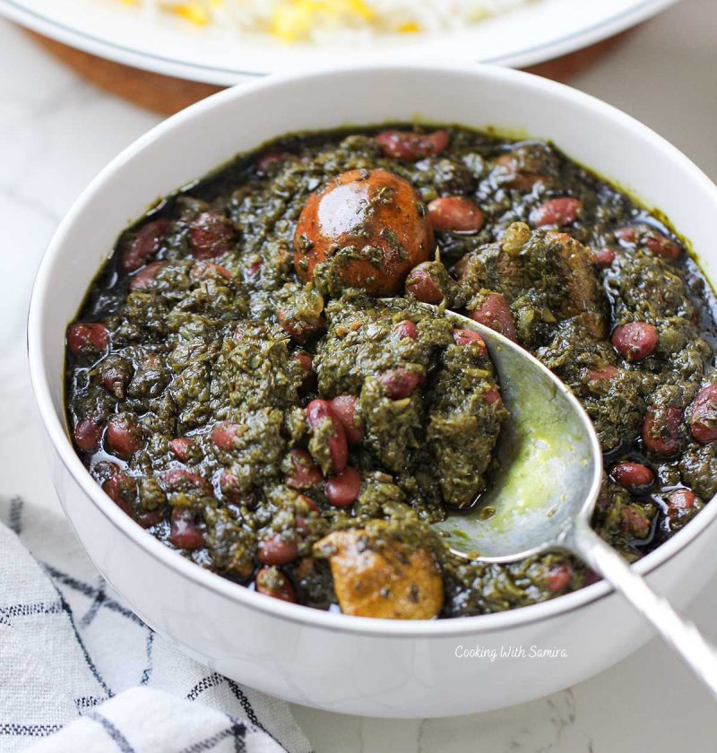 Ghormeh Sabzi Recipe (Persian Herb Stew)