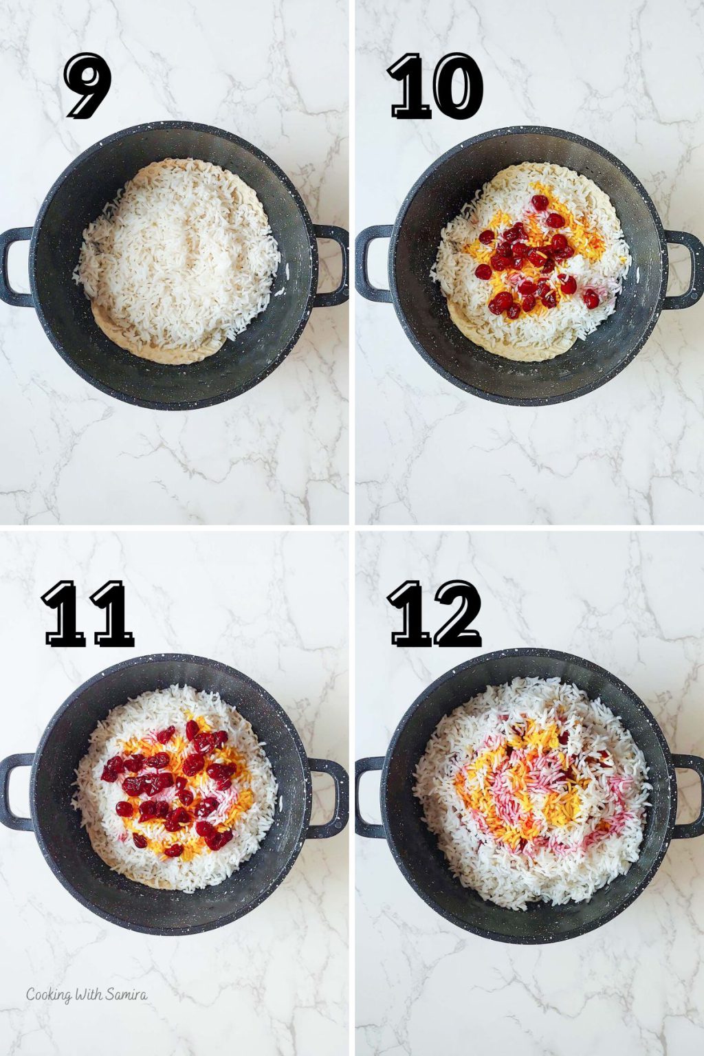 Albaloo Polo Recipe (Persian Sour Cherry Rice)