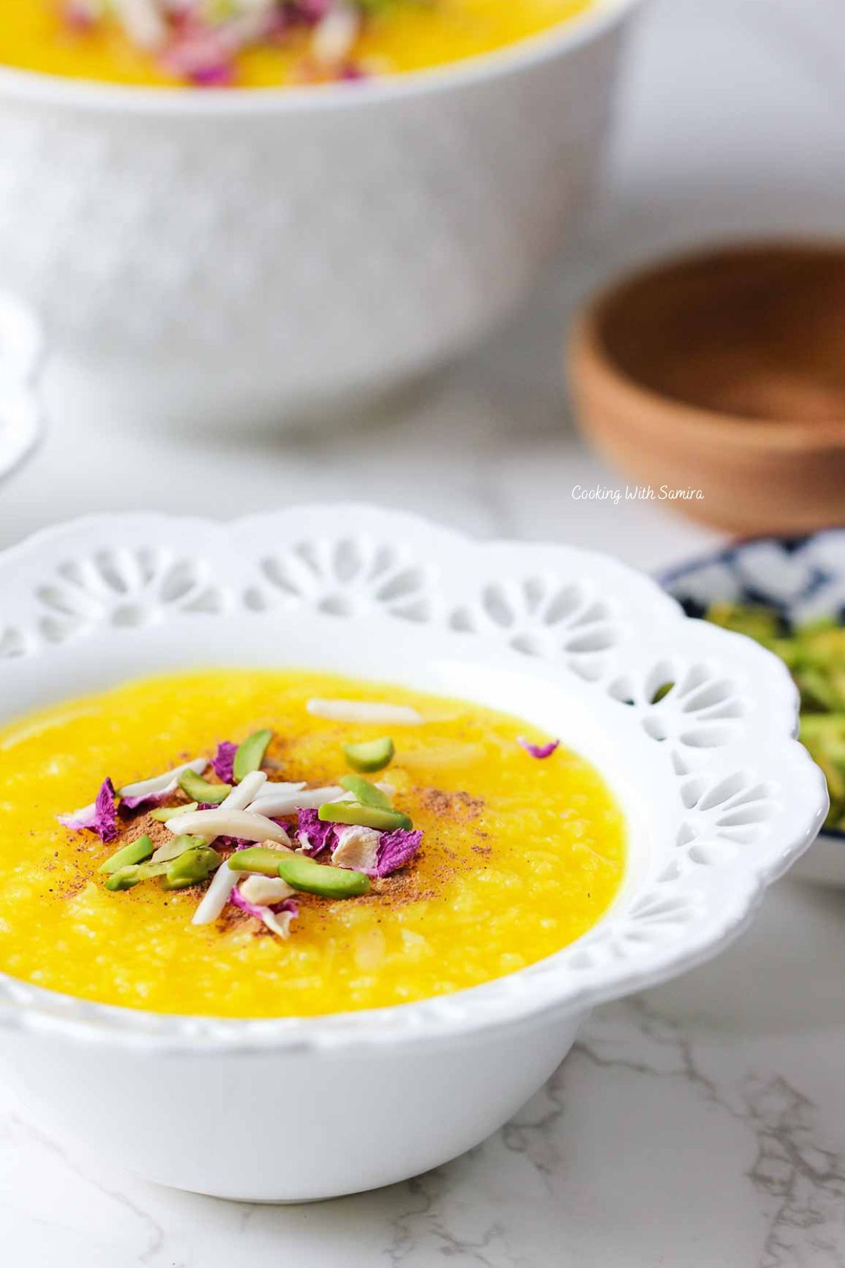 Sholeh Zard Recipe (Persian Saffron Rice Pudding)
