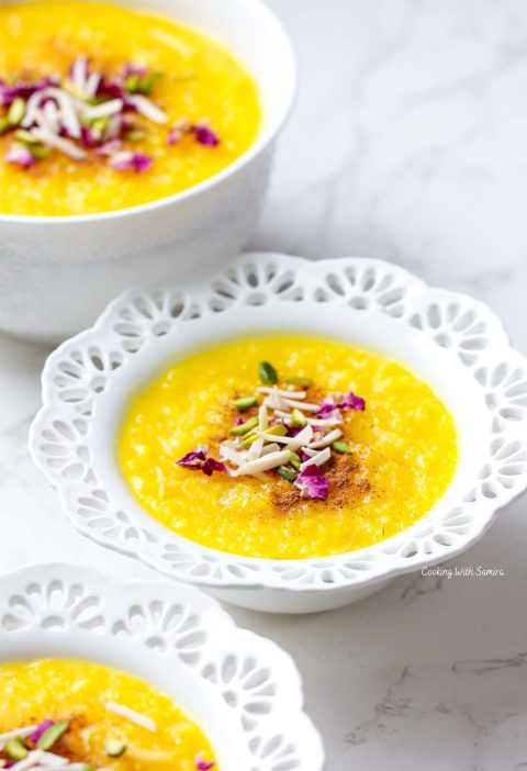 Fereni Recipe (Persian Rice Flour Pudding)