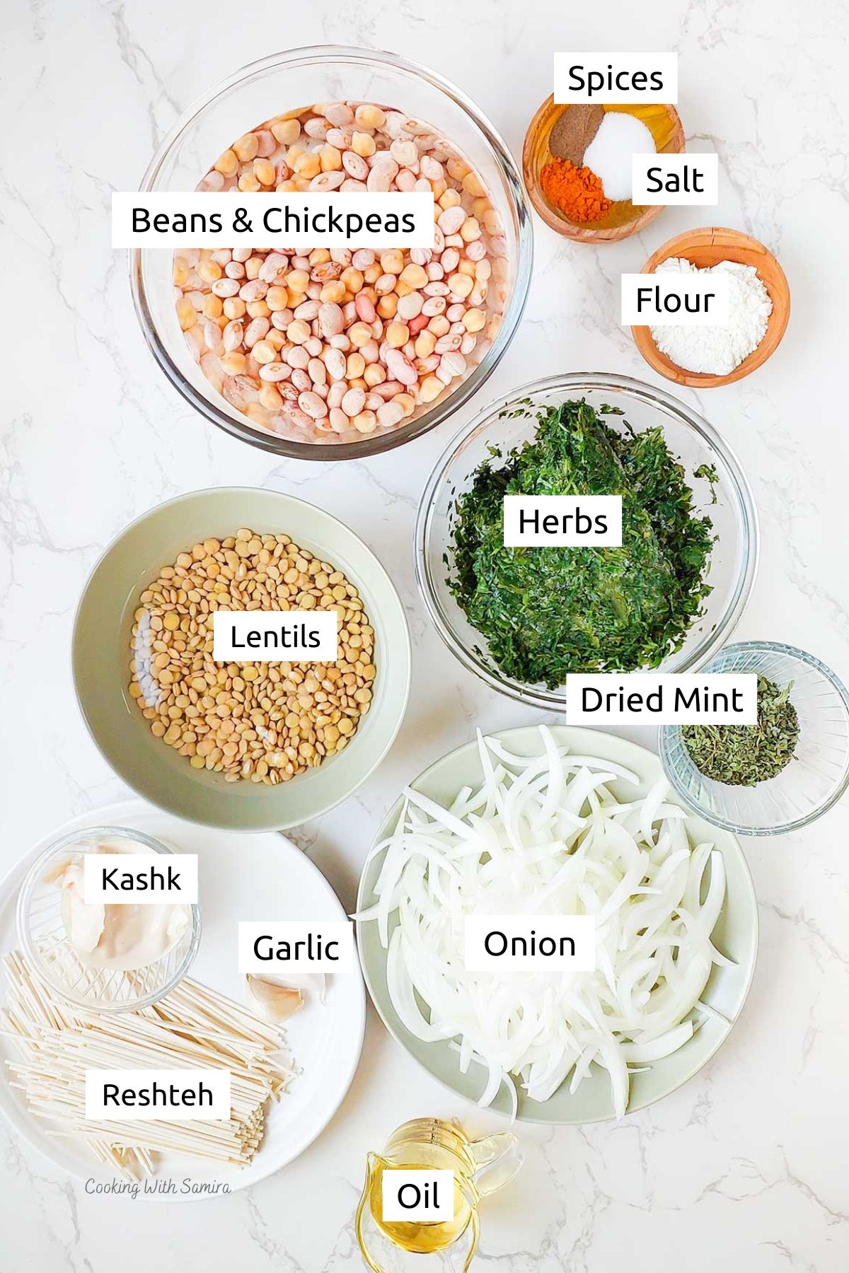 Ash Reshteh Recipe (Persian Noodle Soup)