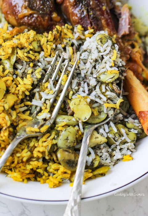 Lubia Polo Recipe (Persian Green Bean Rice)