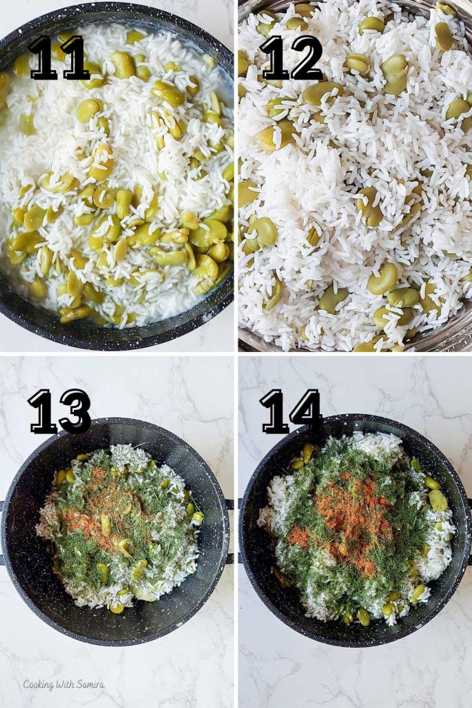 Baghali Polo Recipe (Persian Fava Beans and Dill Rice)