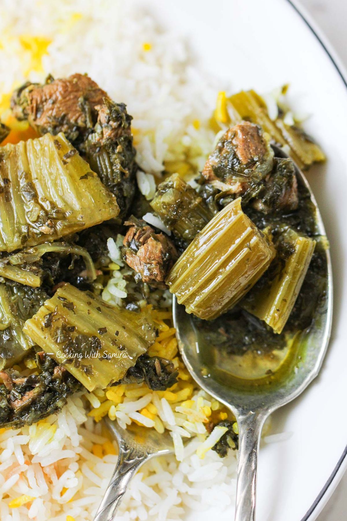 Khoresh Karafs Recipe (Persian Celery Stew)