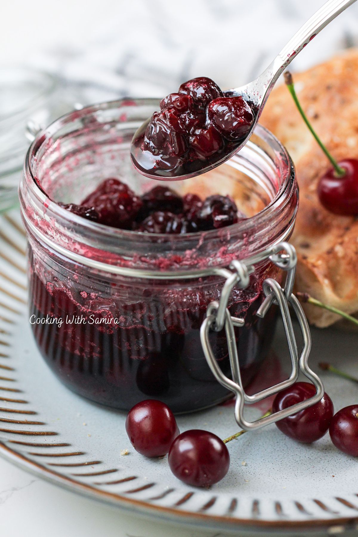 Morabaye Albaloo (Persian Sour Cherry Jam)