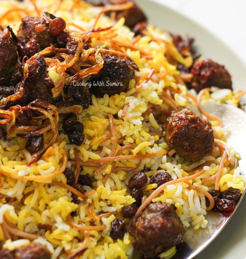 Reshteh Polo Recipe (Persian Noodle Rice)