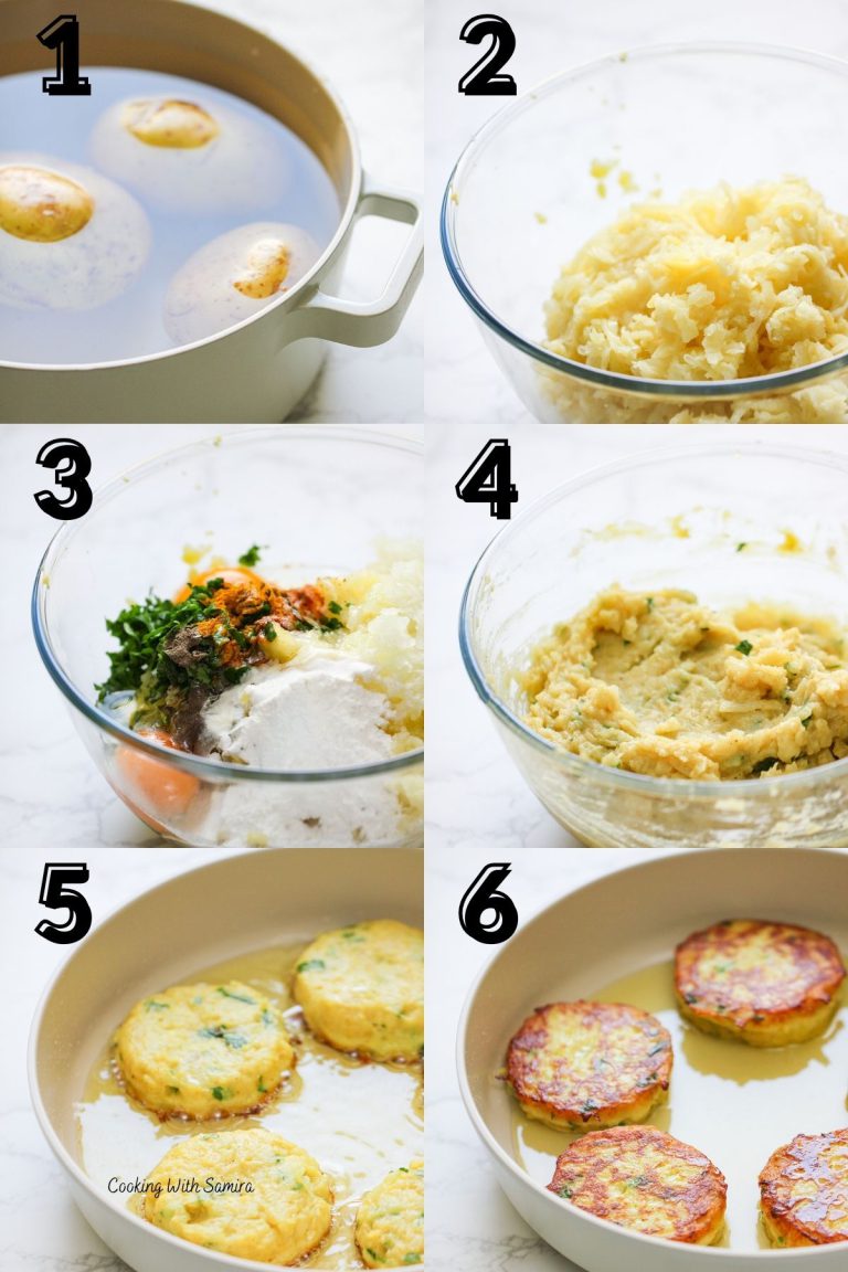 Kookoo Sibzamini Recipe (Persian Potato Patties)