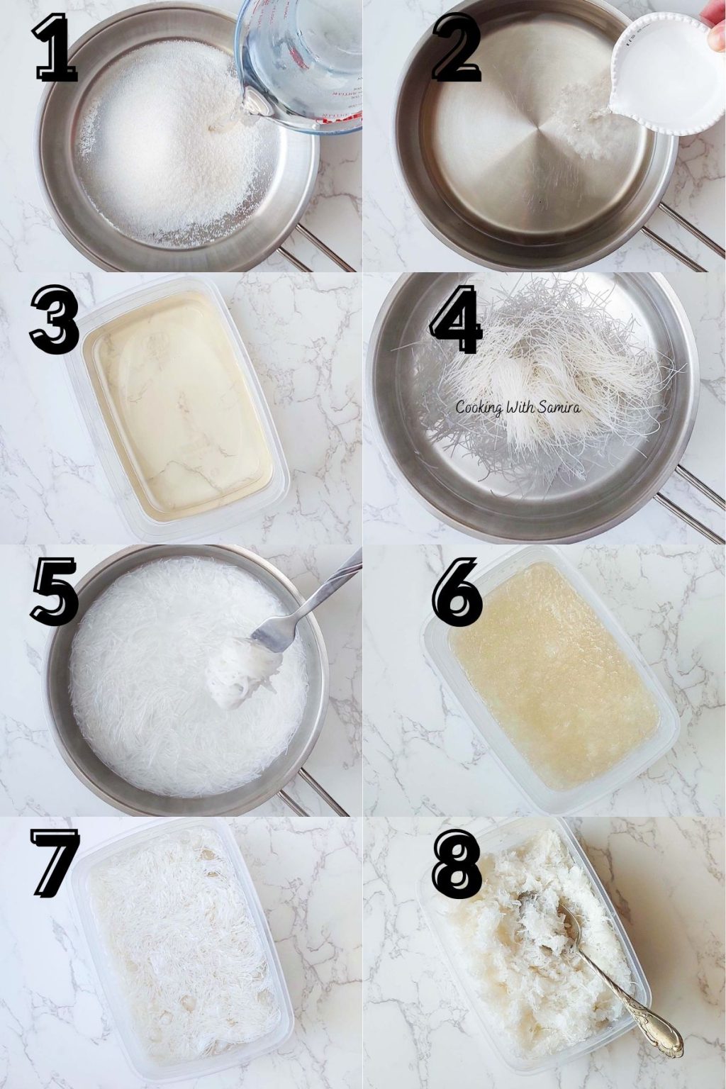 Faloodeh Recipe (Lime and Rose Water Granita With Rice Noodles)