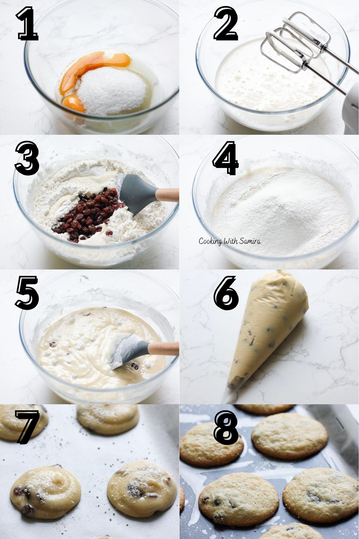 Shirini Keshmeshi Recipe (Persian Raisin Cookies)