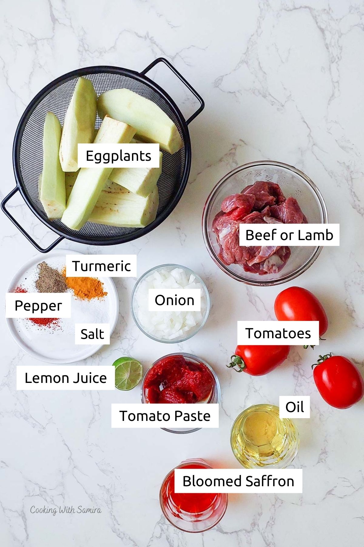 Khoresh Bademjan Recipe (Persian Eggplant Stew)